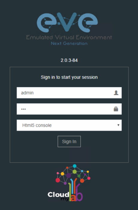 EVE-NG Community Lab Access Guide